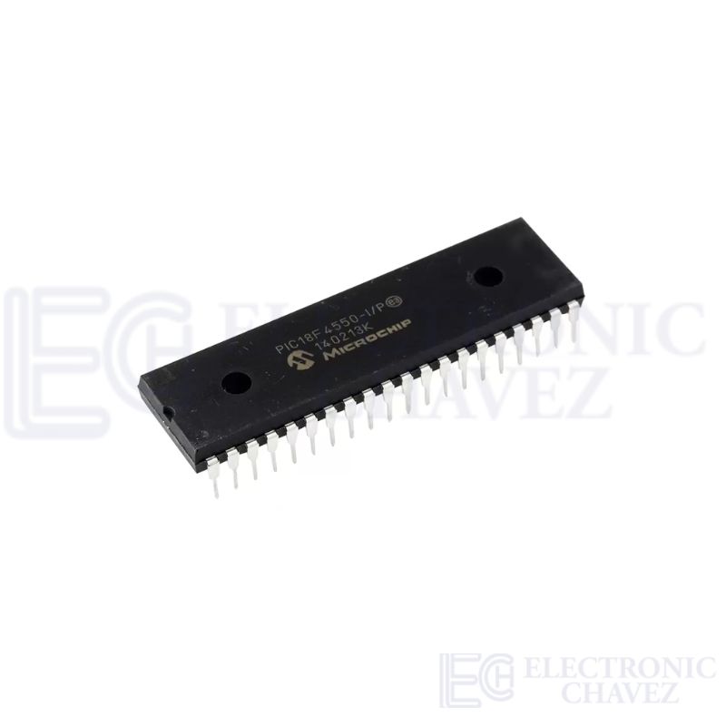 PIC18F4550-I/P MICROCONTROLADOR DIP-40 – ELECTRONIC CHAVEZ S.A.C